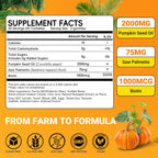 Sugar free multivitamins with pumpkin seed oil