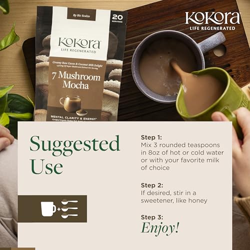 sugar-free mushroom powder for smoothies