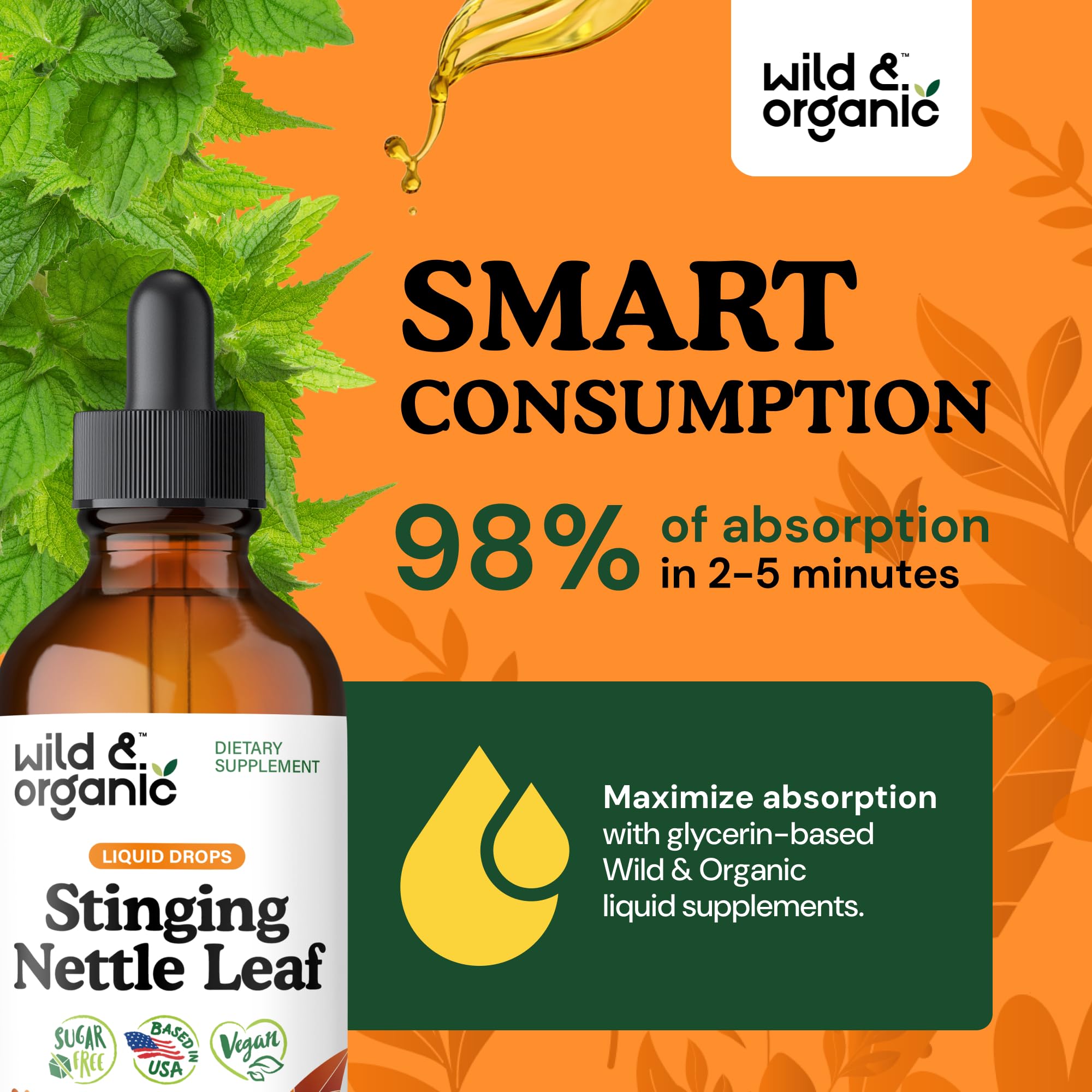 sugar-free nettle drops for healthy living