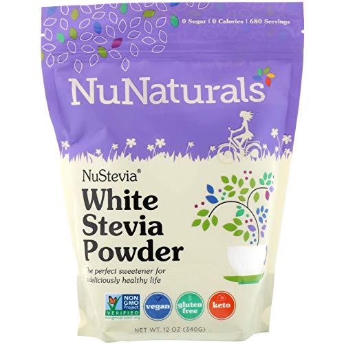 sugar-free NuNaturals stevia powder