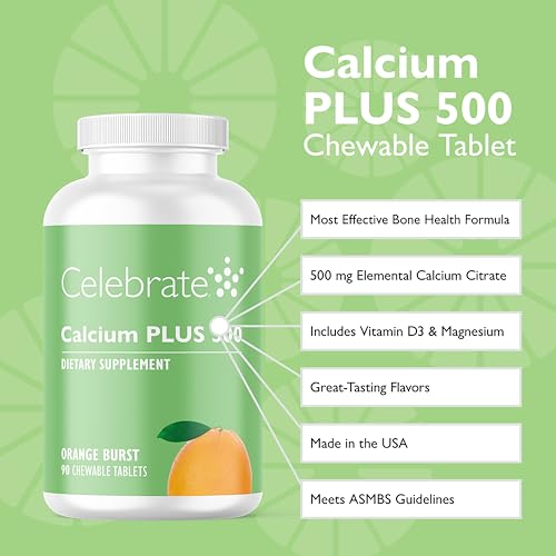 Sugar-free orange burst calcium chewables