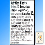 sugar-free orange flavour tablets