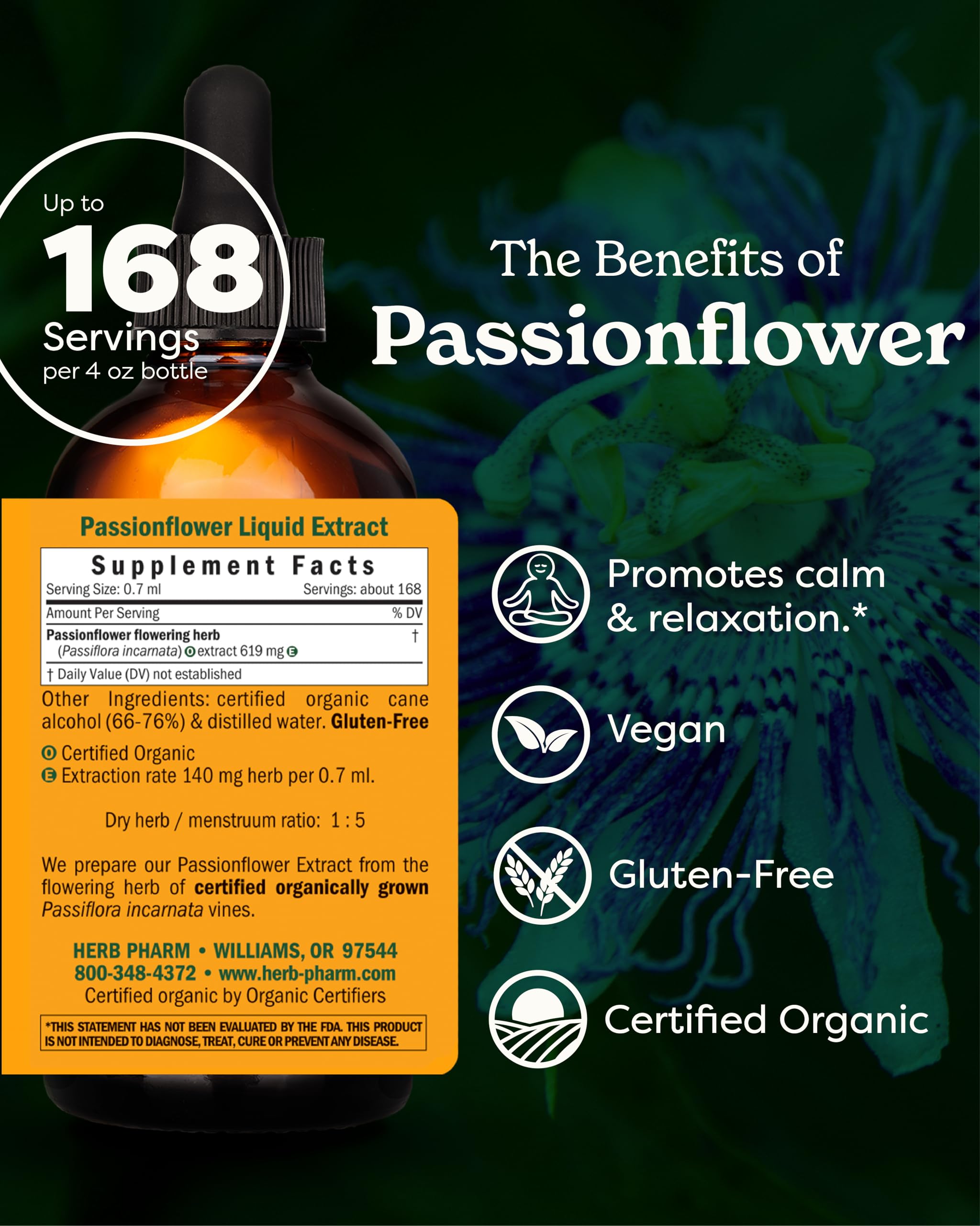 sugar-free passionflower tincture benefits