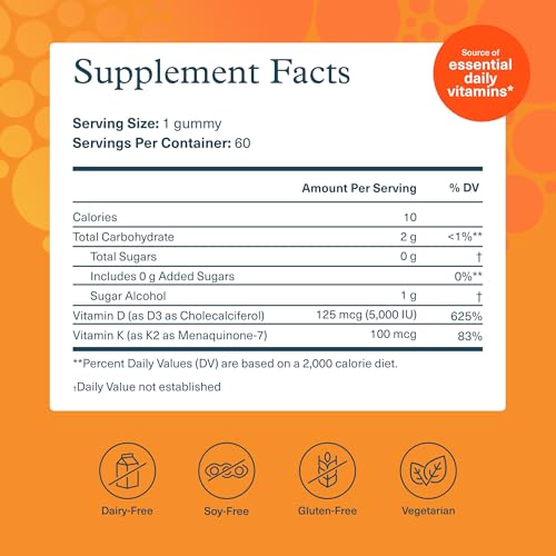 sugar-free peach flavour gummies