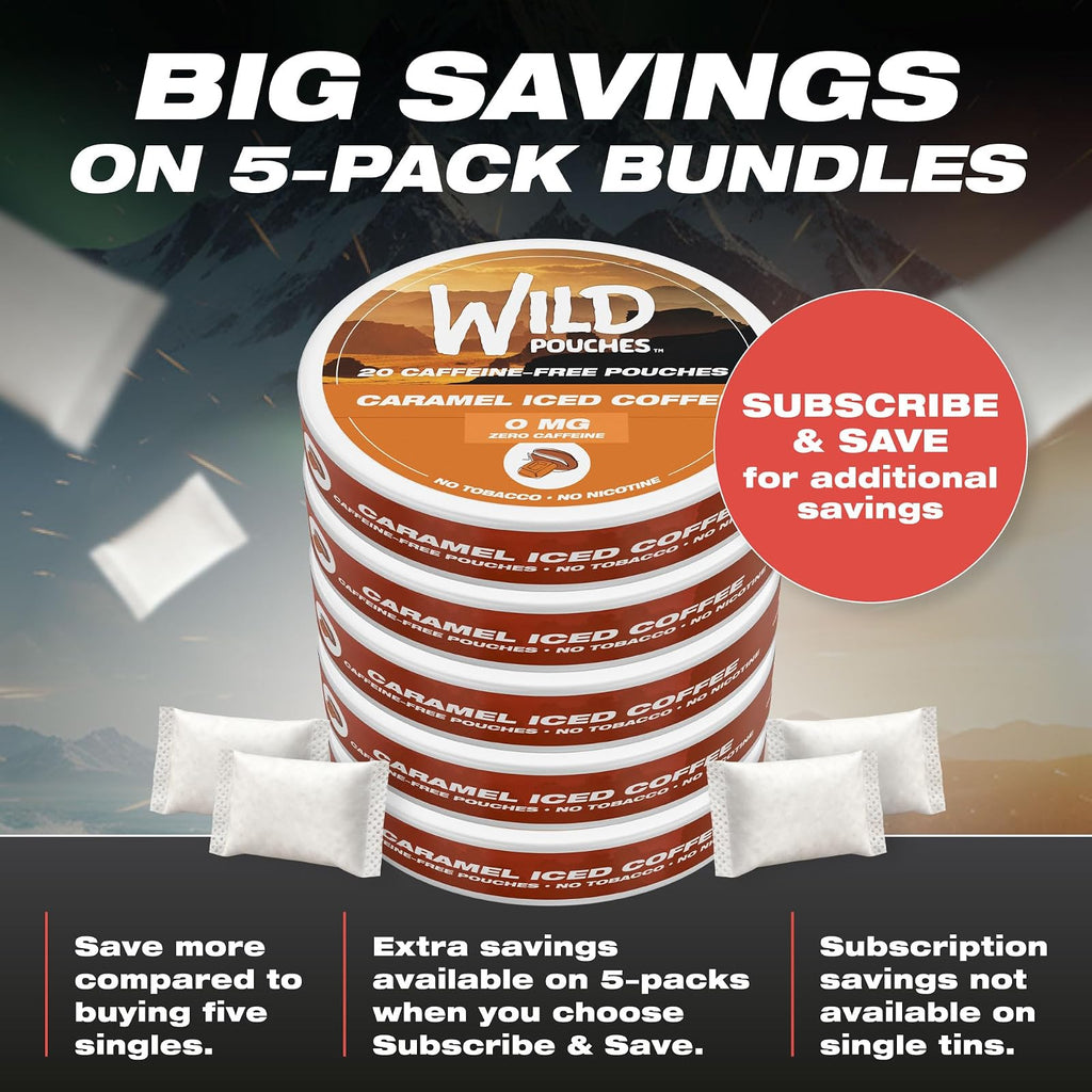 sugar-free peppermint caffeine pouches