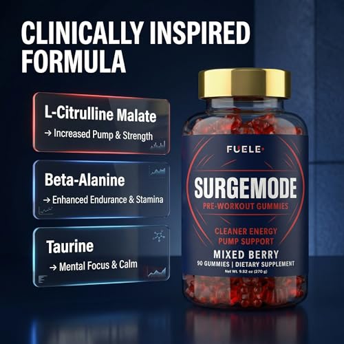 sugar-free pre workout gummies option