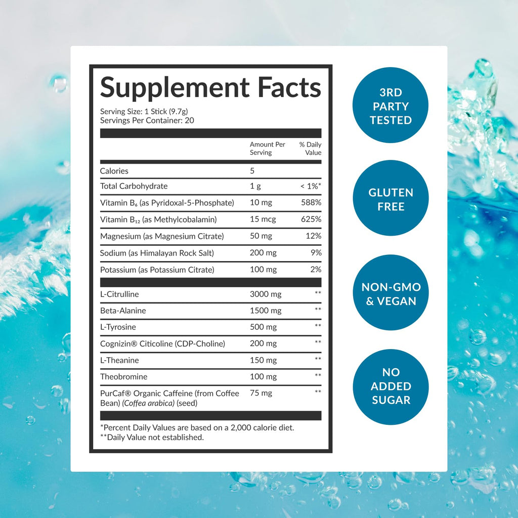 sugar-free pre workout with organic ingredients
