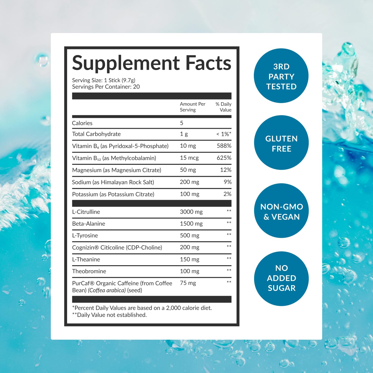 sugar-free pre workout with organic ingredients