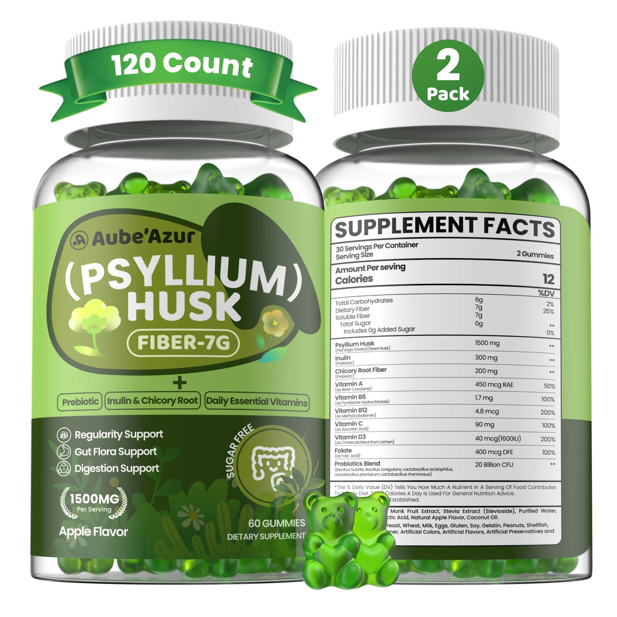 sugar free psyllium husk gummies