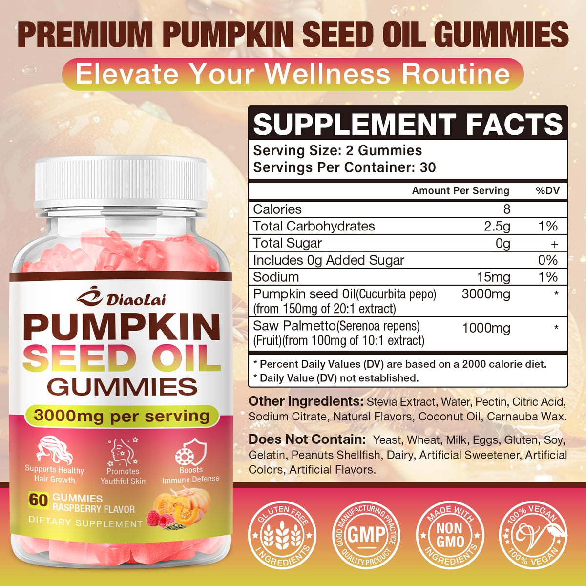 sugar-free pumpkin seed oil benefits