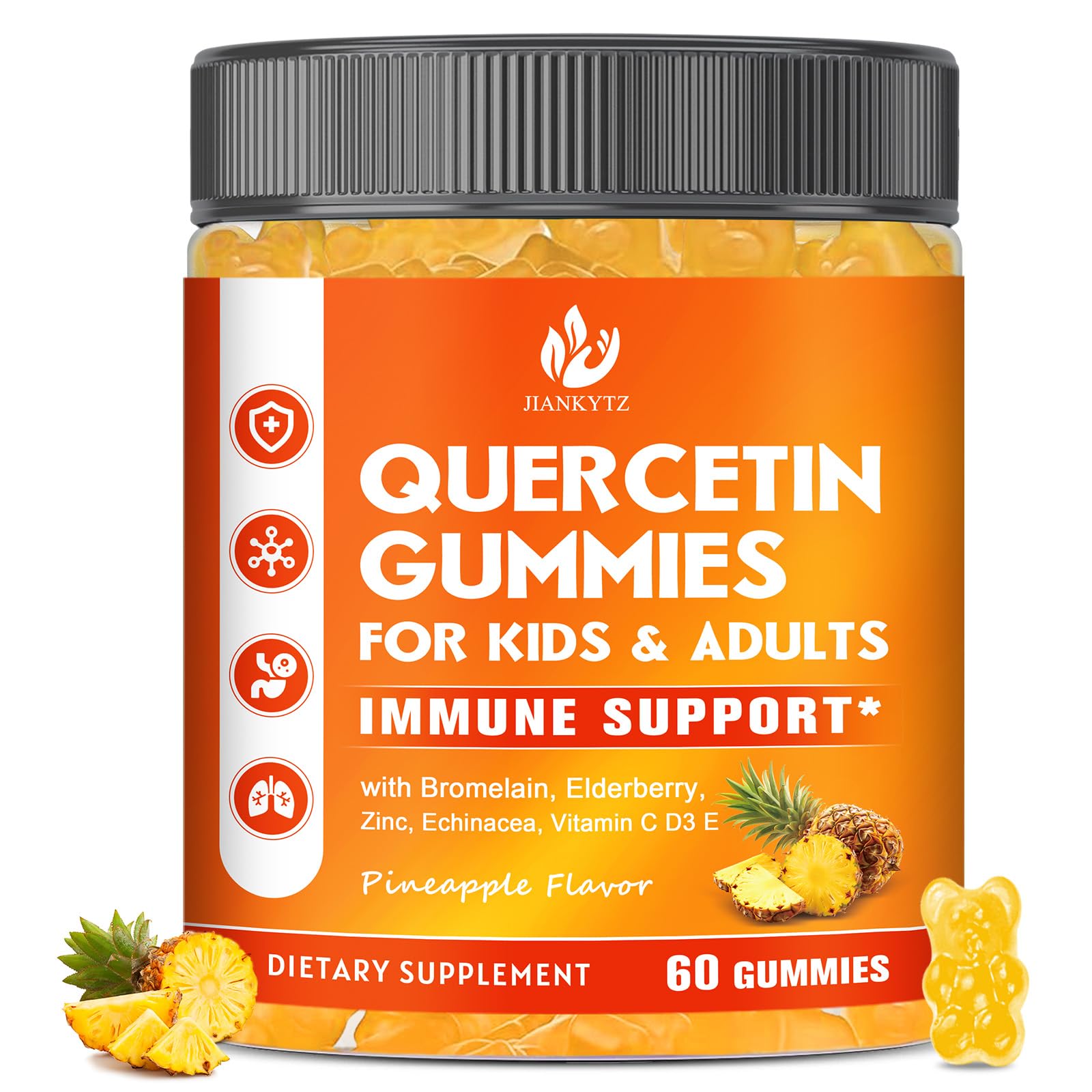 sugar free quercetin gummies for immunity