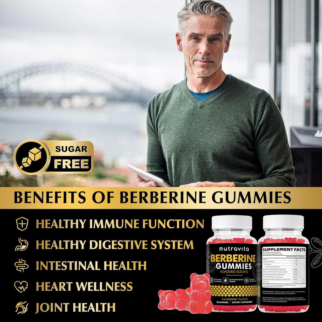 Sugar-free raspberry flavour berberine