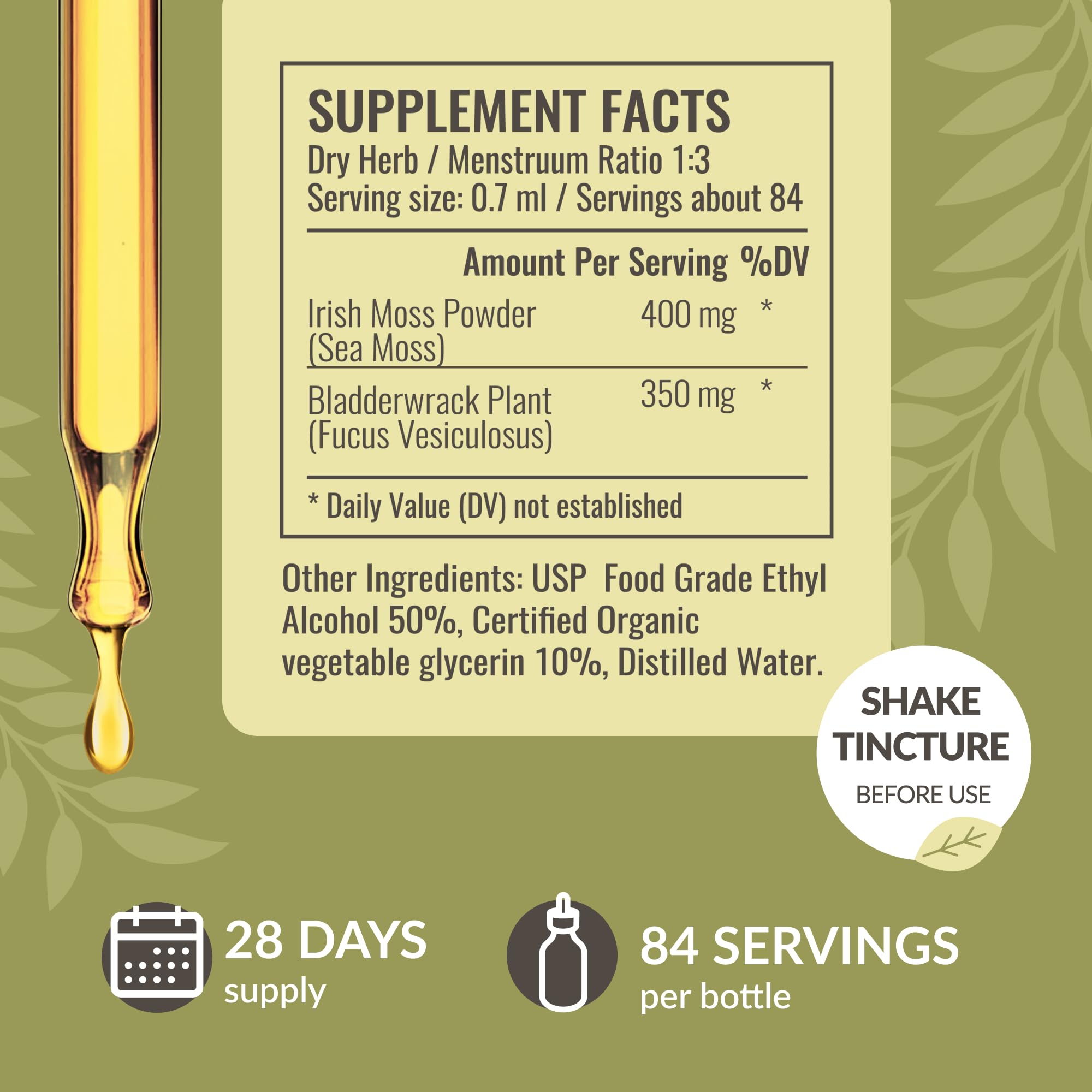 sugar-free sea moss drops