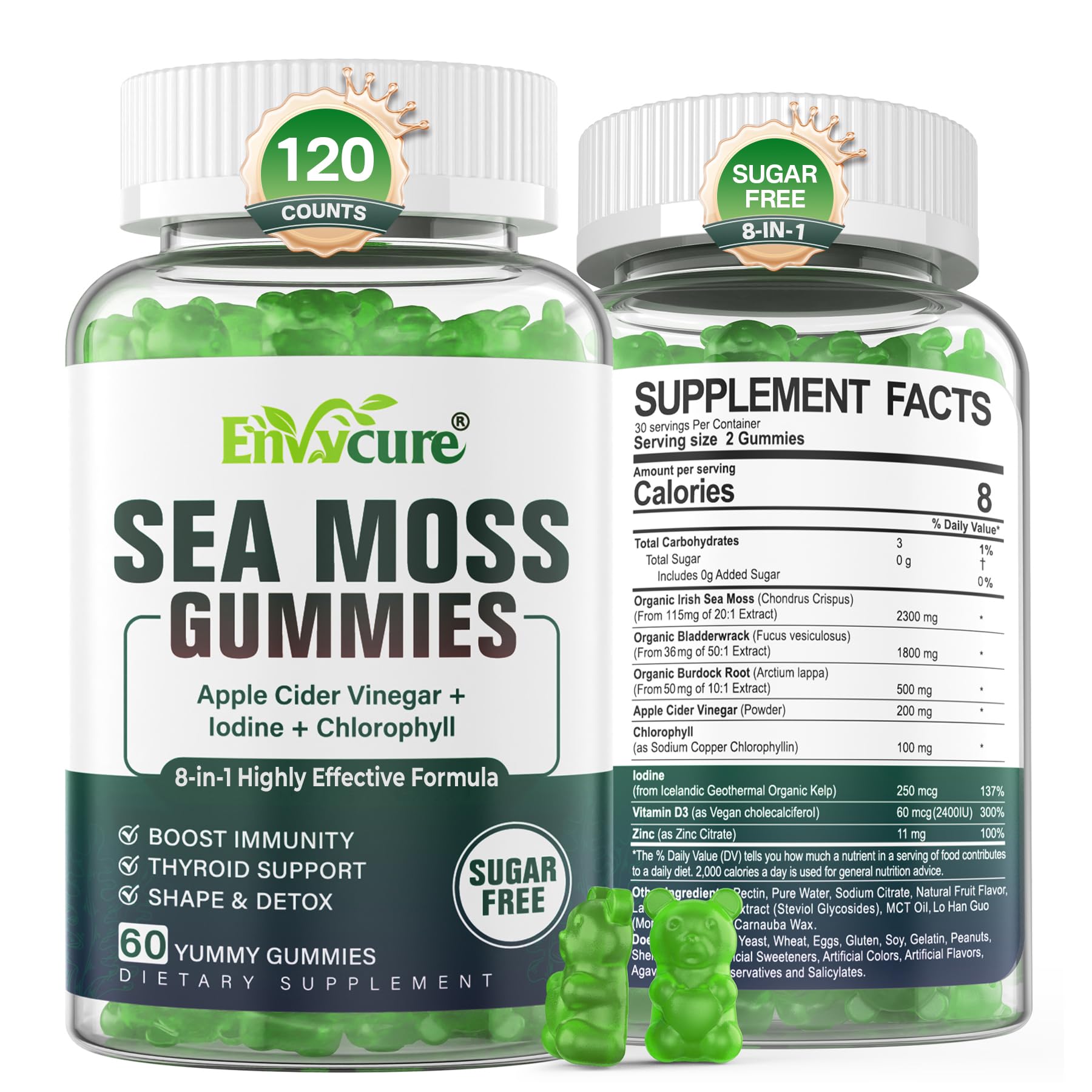 sugar-free sea moss gummies