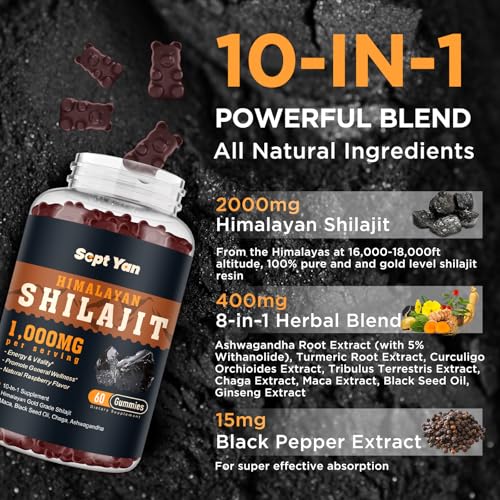 Sugar-free Shilajit gummies benefits
