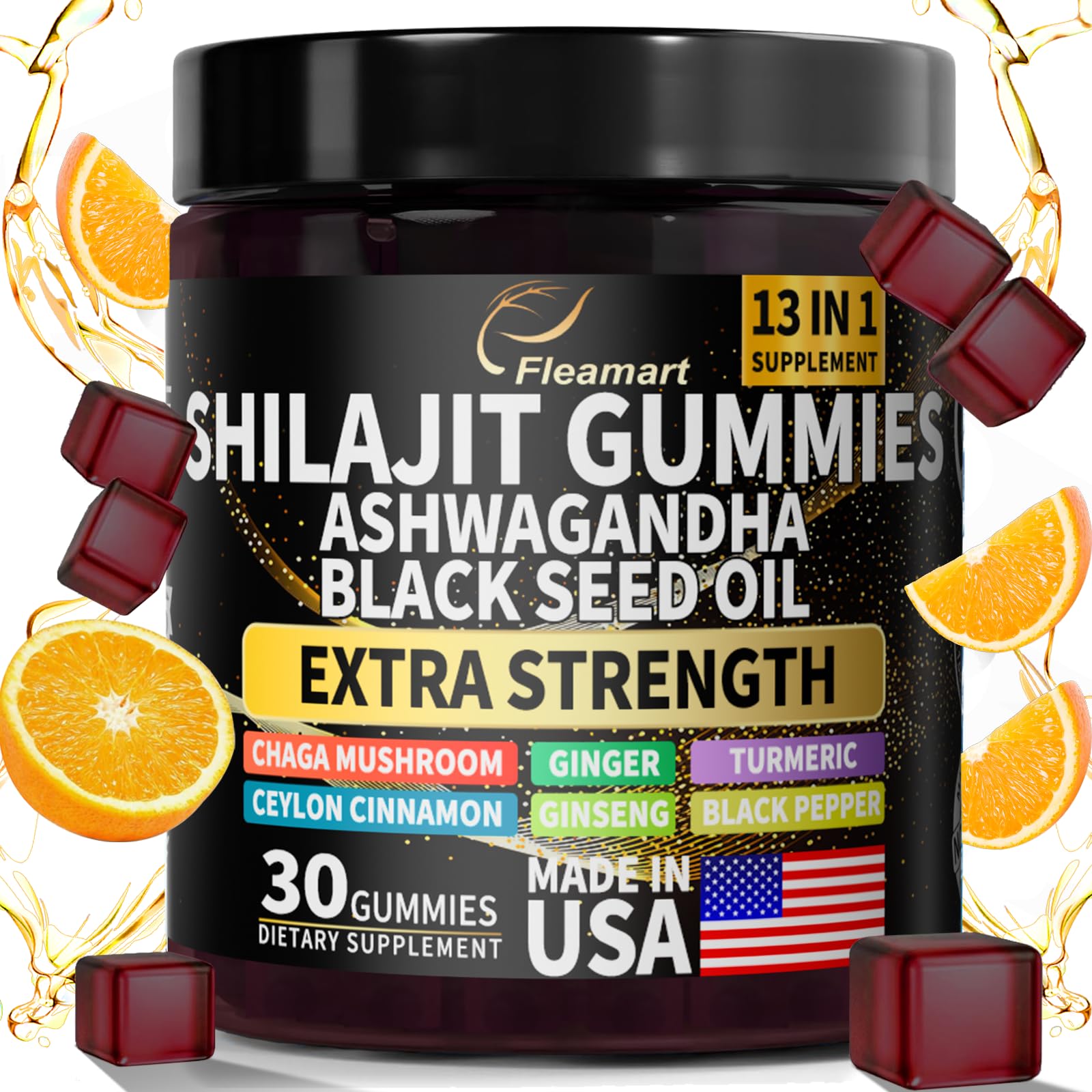 sugar-free shilajit gummies for energy