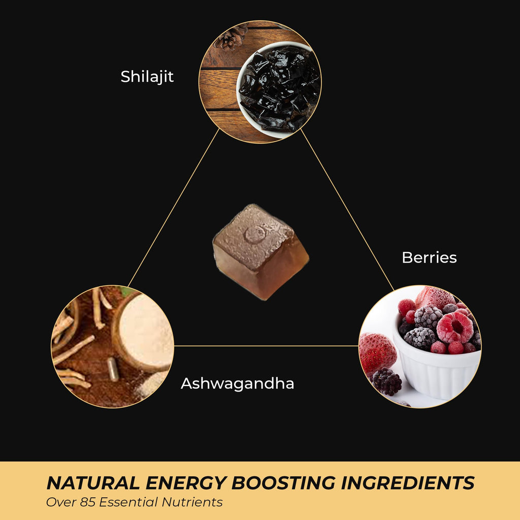 Sugar-free Shilajit gummies for health