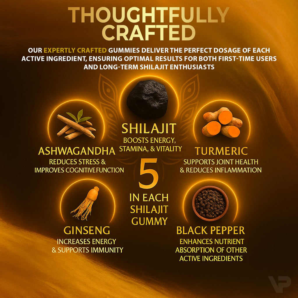 sugar-free shilajit gummies for vitality
