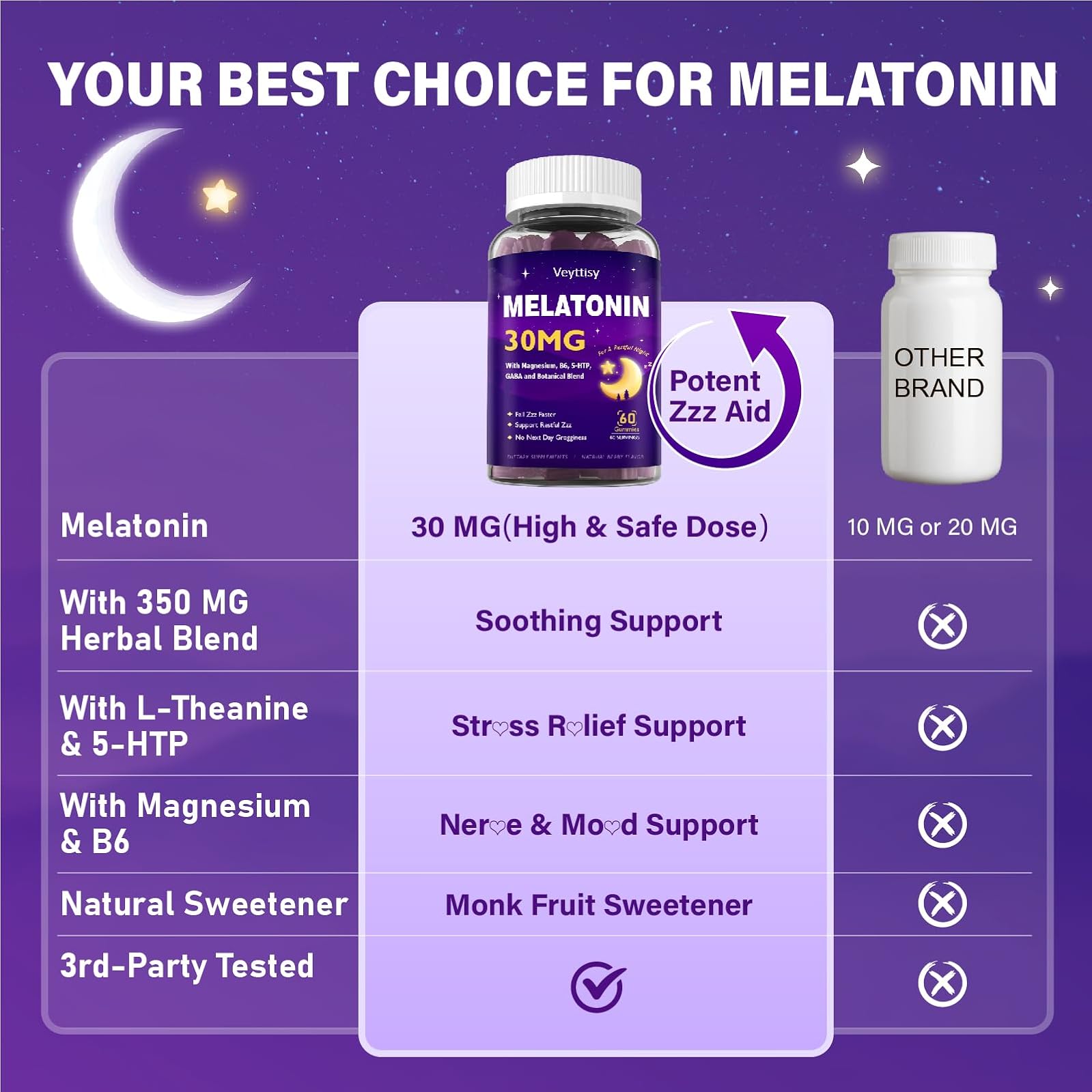 sugar free sleep support with melatonin
