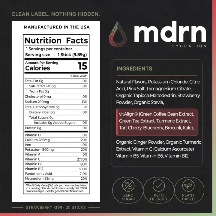 sugar-free sports electrolytes for hydration