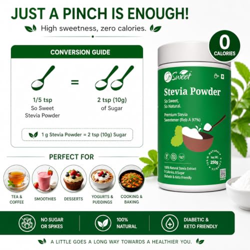 sugar free stevia for weight management
