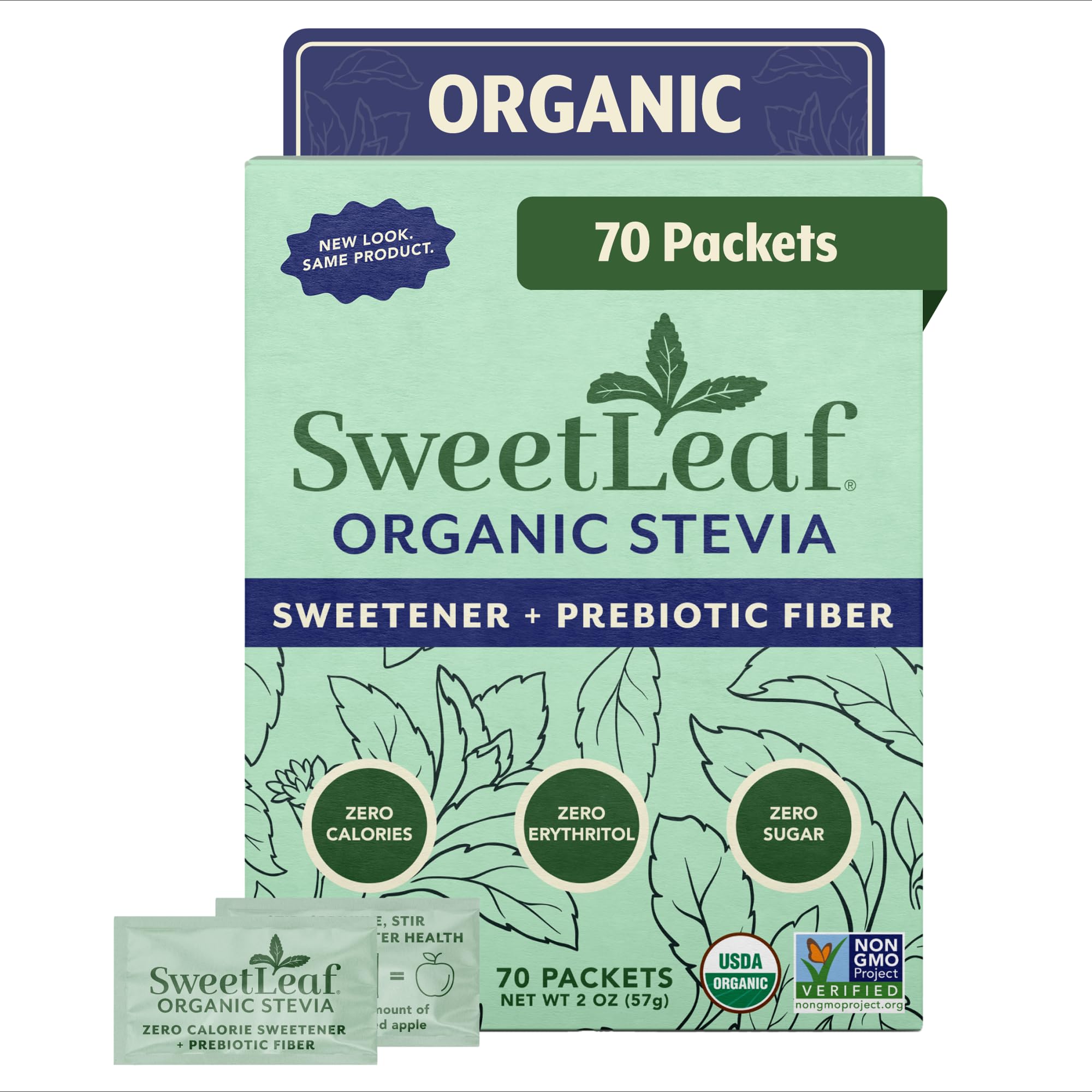 sugar free stevia sweetener packets