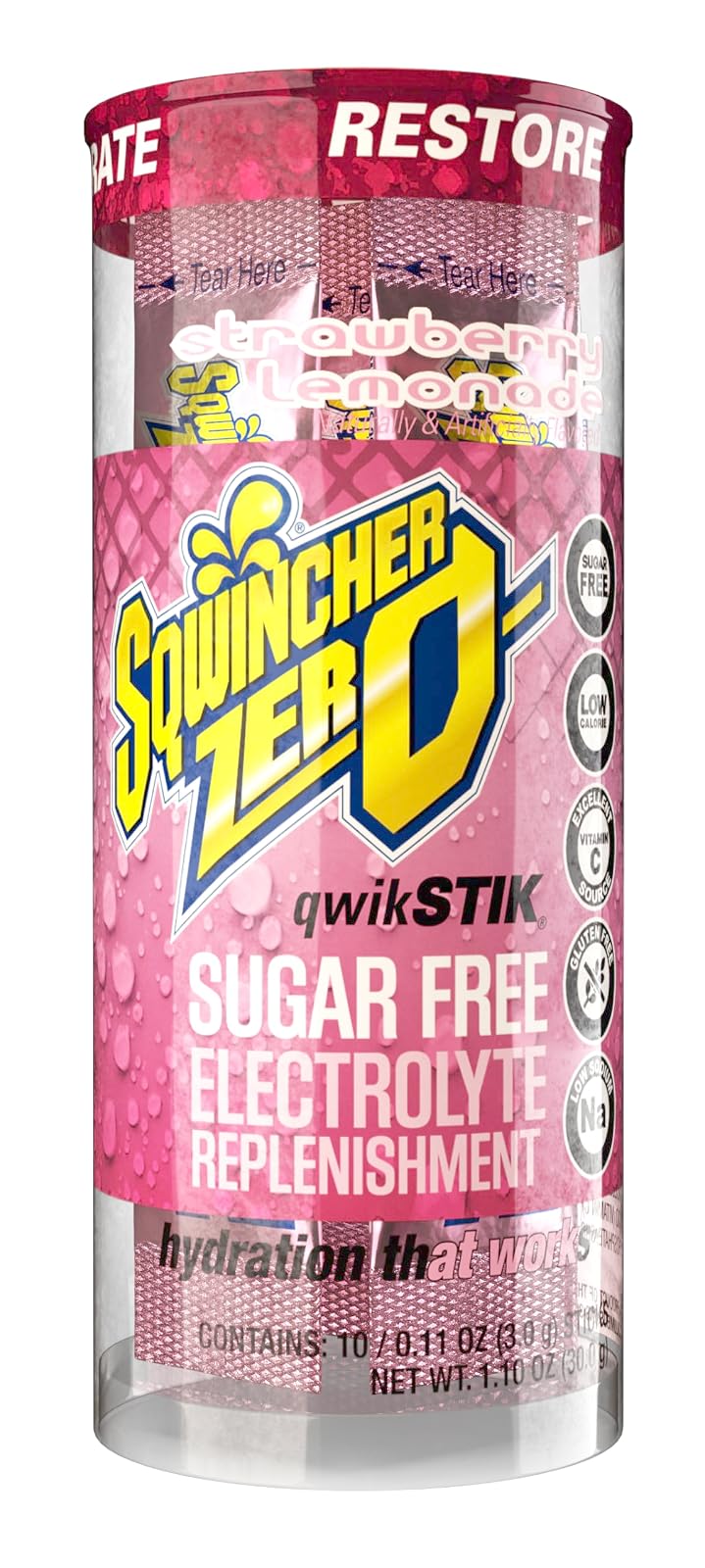sugar free strawberry lemonade electrolytes