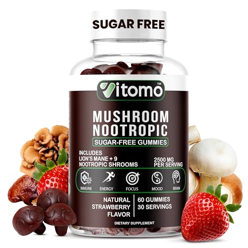 sugar-free strawberry mushroom supplement