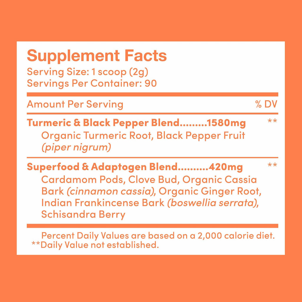 sugar-free turmeric powder for smoothies