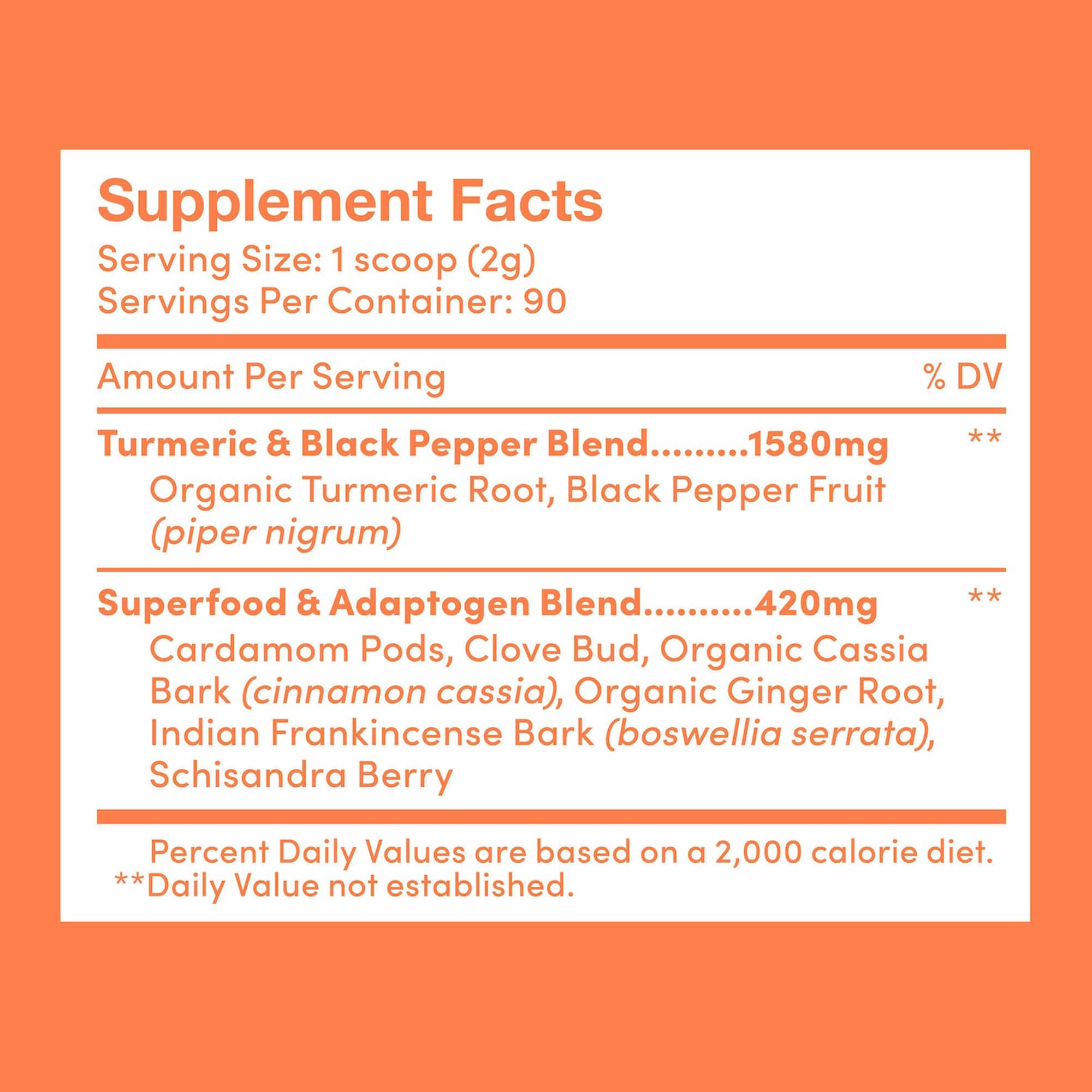sugar-free turmeric powder for smoothies