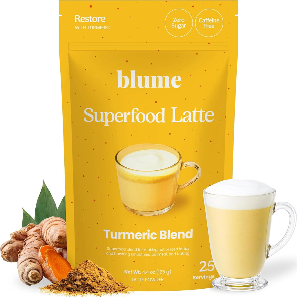 sugar free turmeric superfood latte