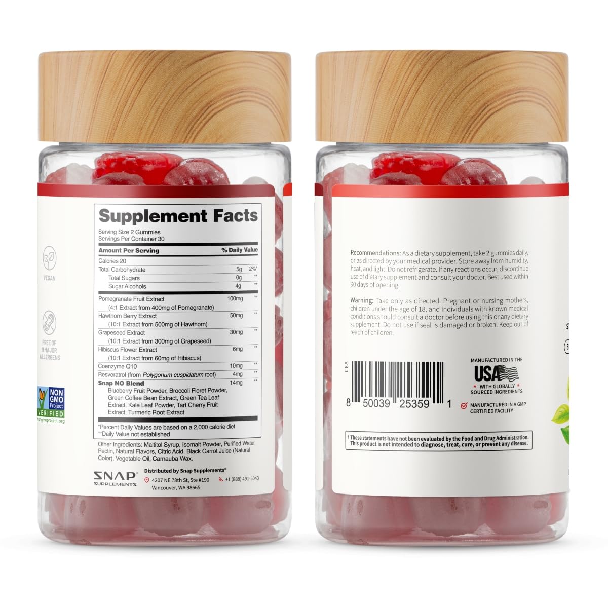 sugar-free vegan coq10 for healthy aging