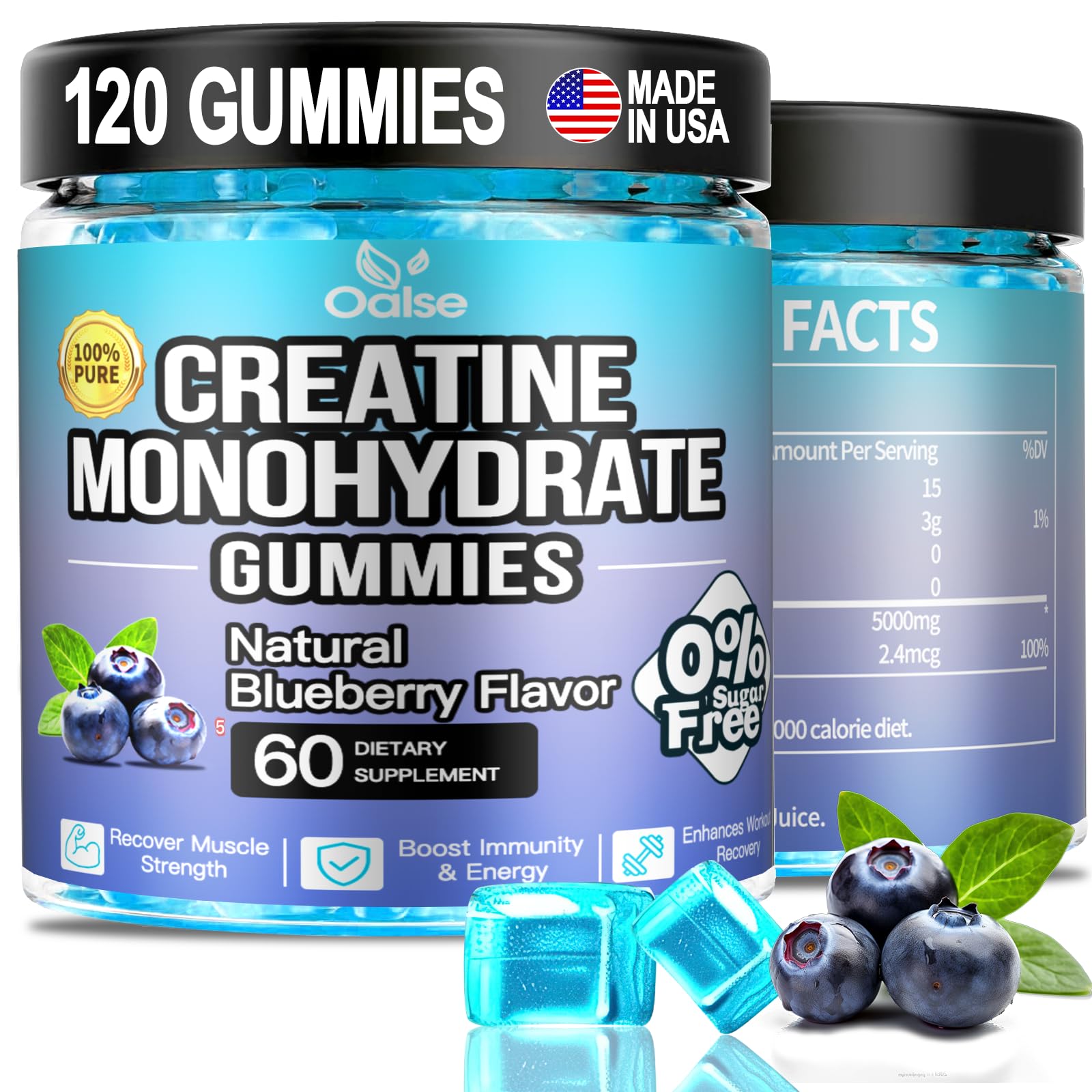 sugar-free vegan creatine gummies