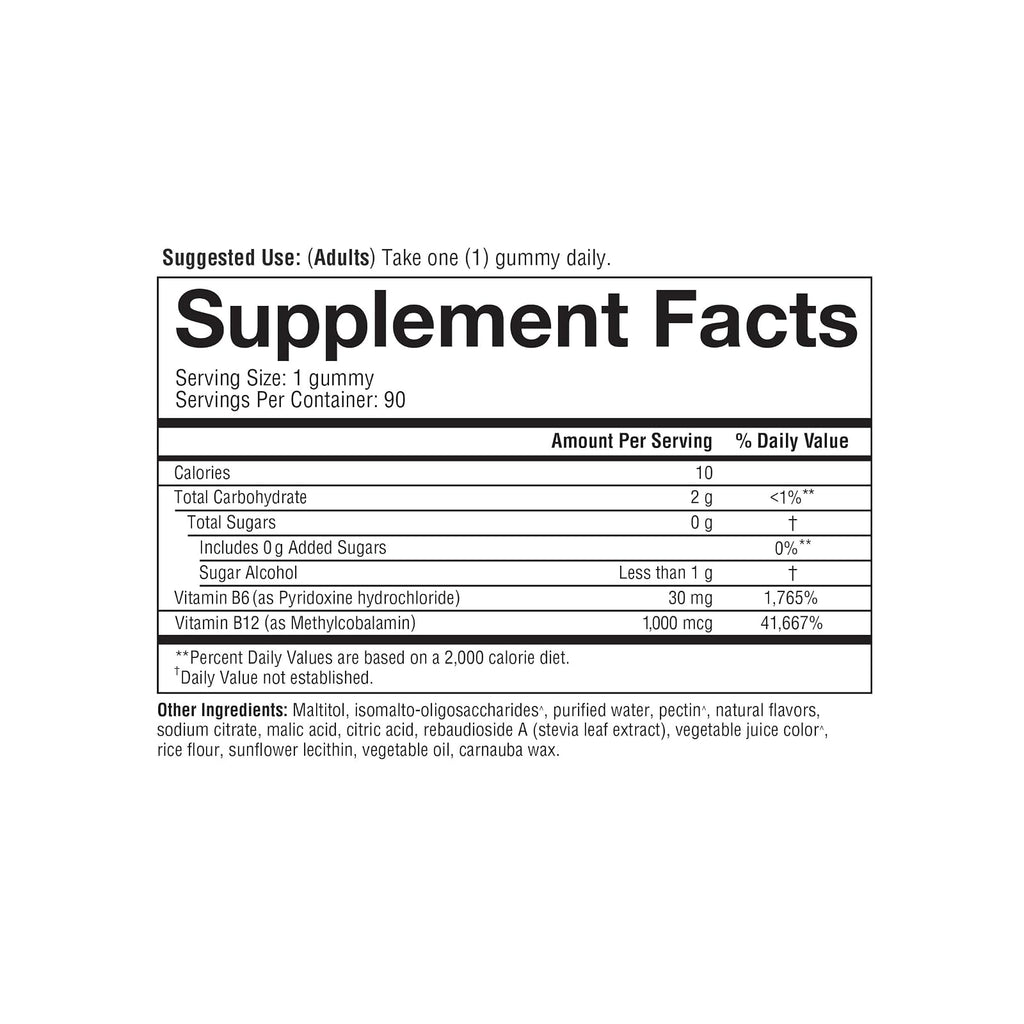 sugar-free vitamin b complex supplement