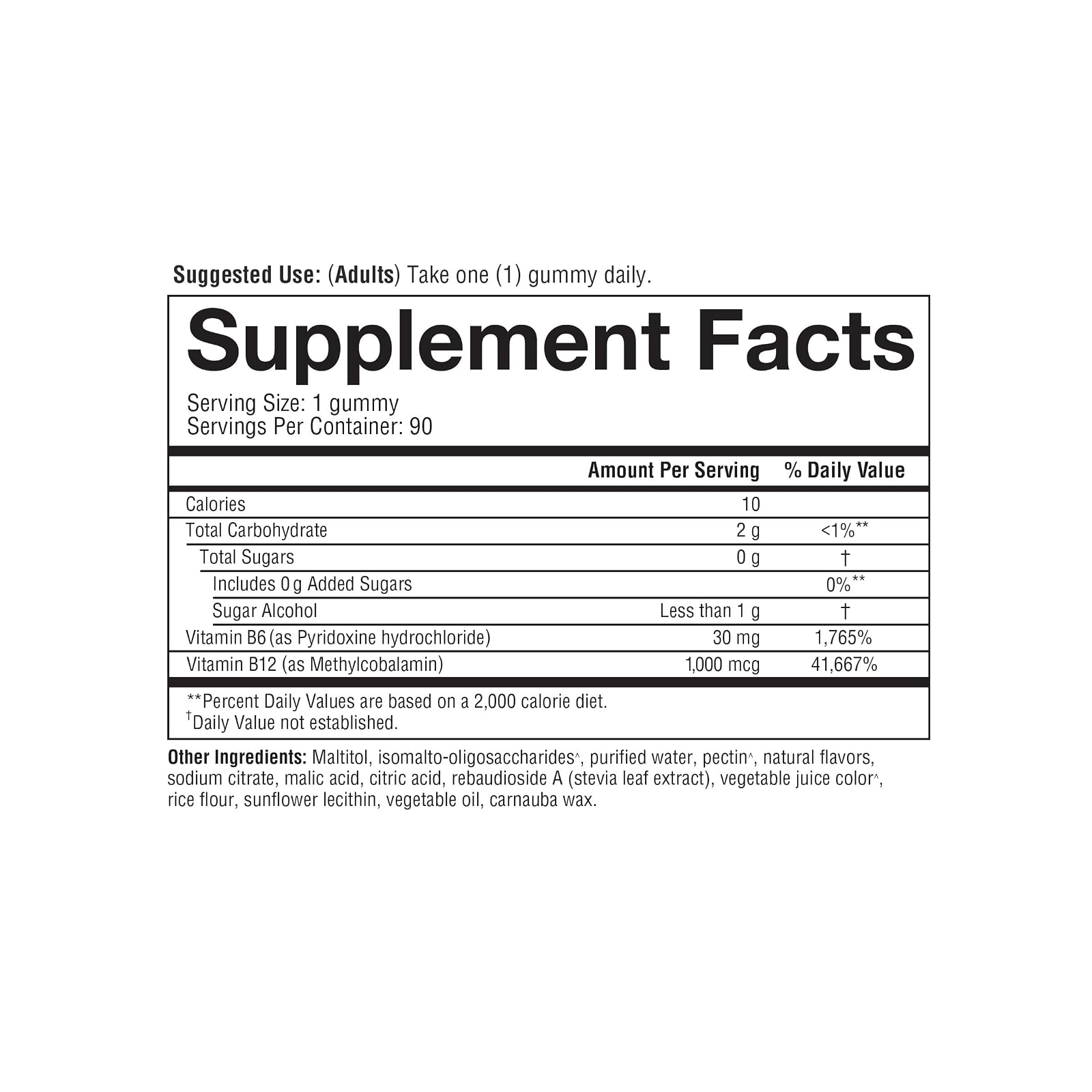 sugar-free vitamin b complex supplement
