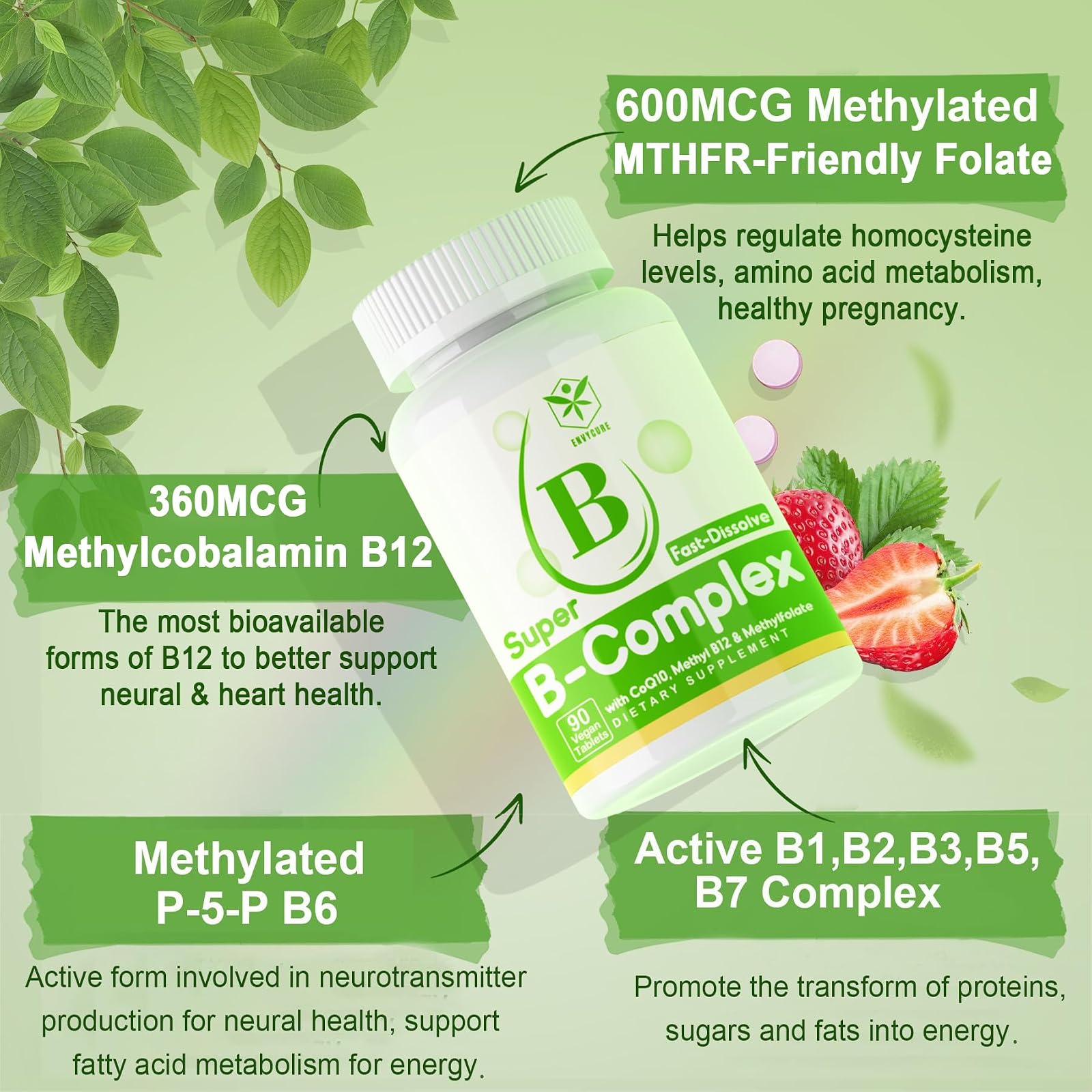 sugar free vitamin b for vitality