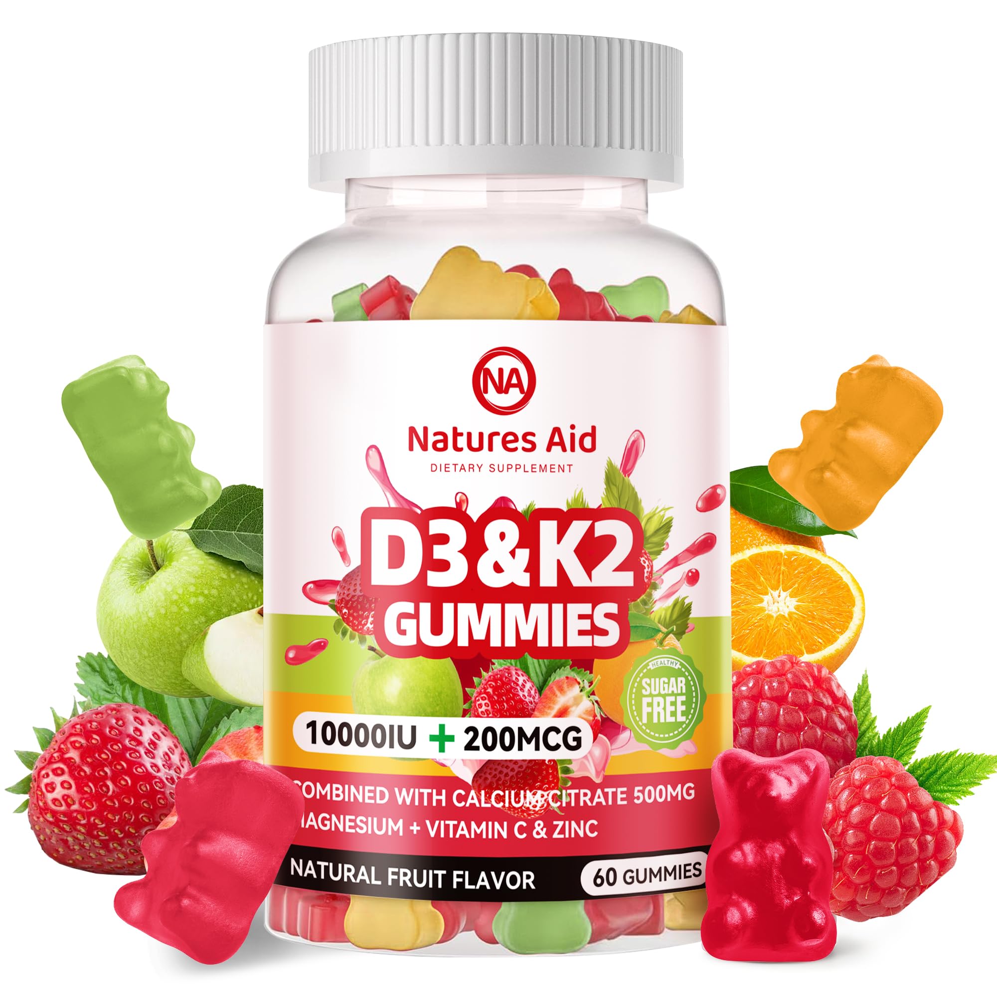 sugar-free vitamin d3 & k2 gummies