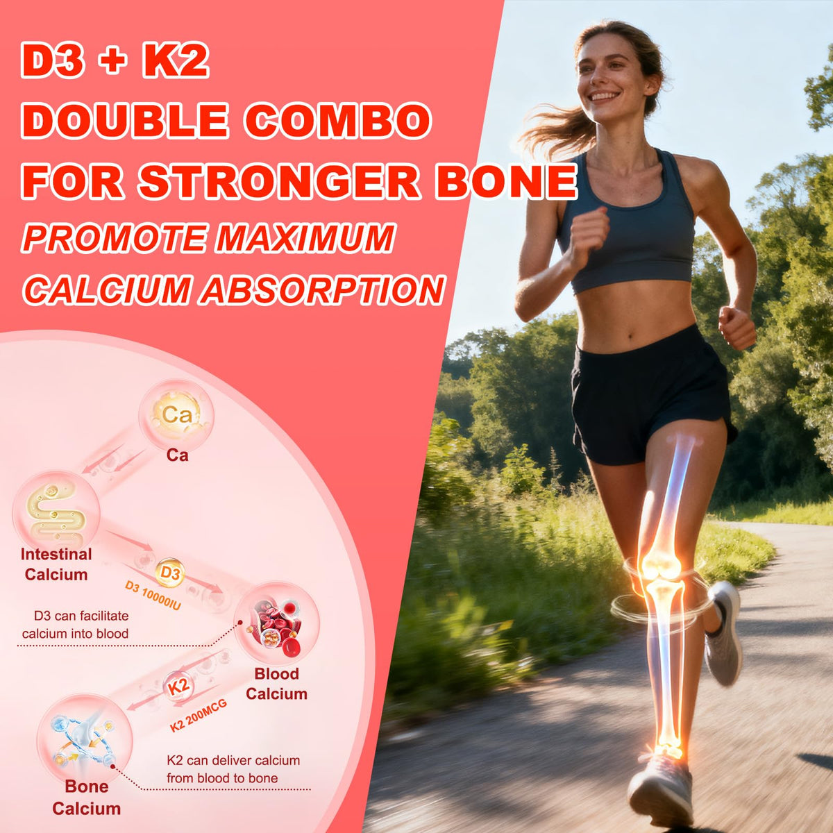 sugar free vitamin d3 k2 supplement