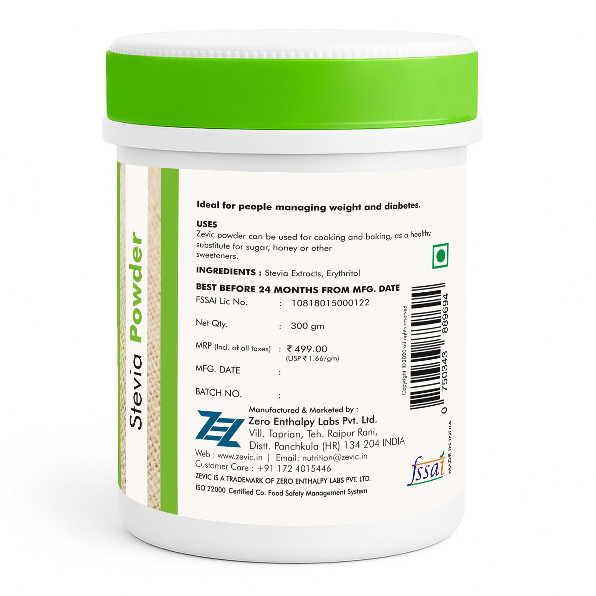 sugar-free vitamin mix enhancer