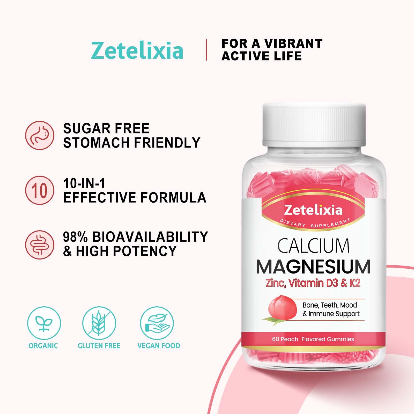 sugar-free vitamins for healthy bones