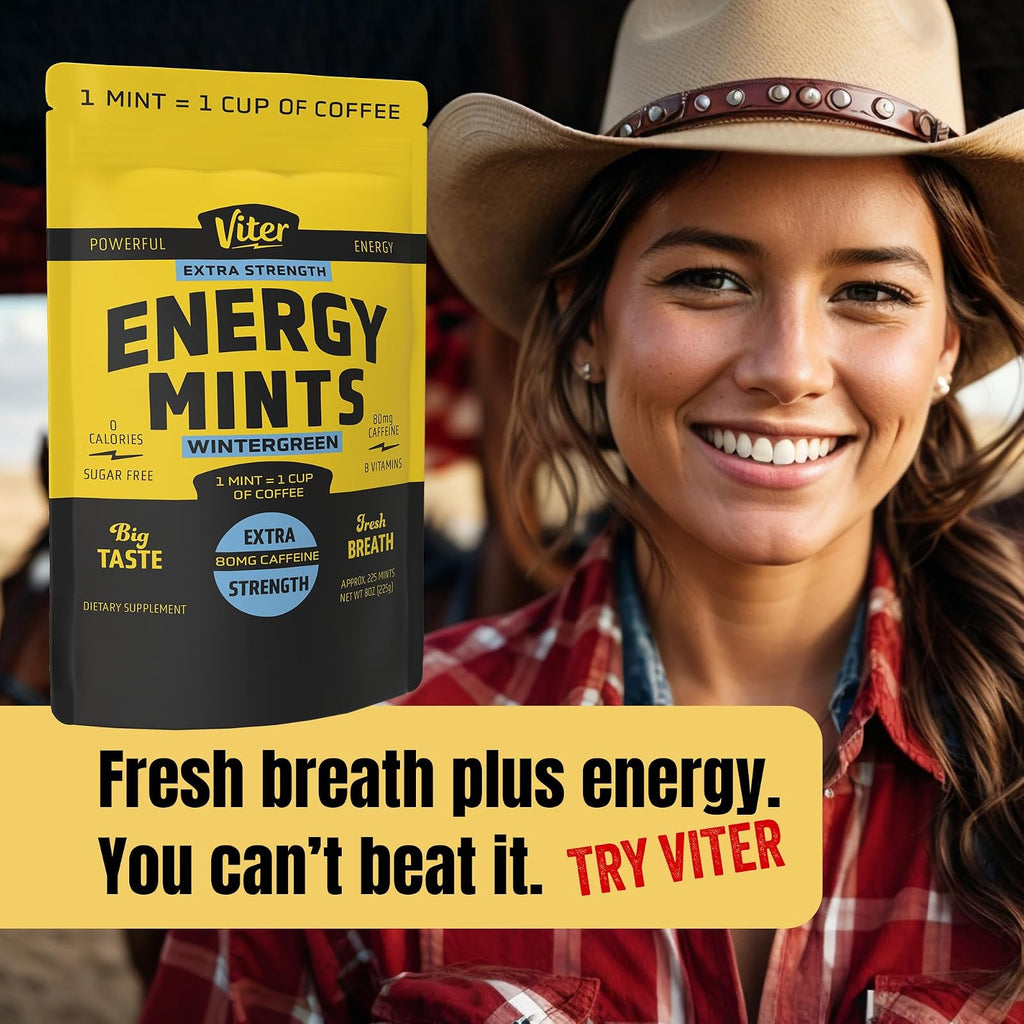 Sugar-free Viter Energy mints for energy