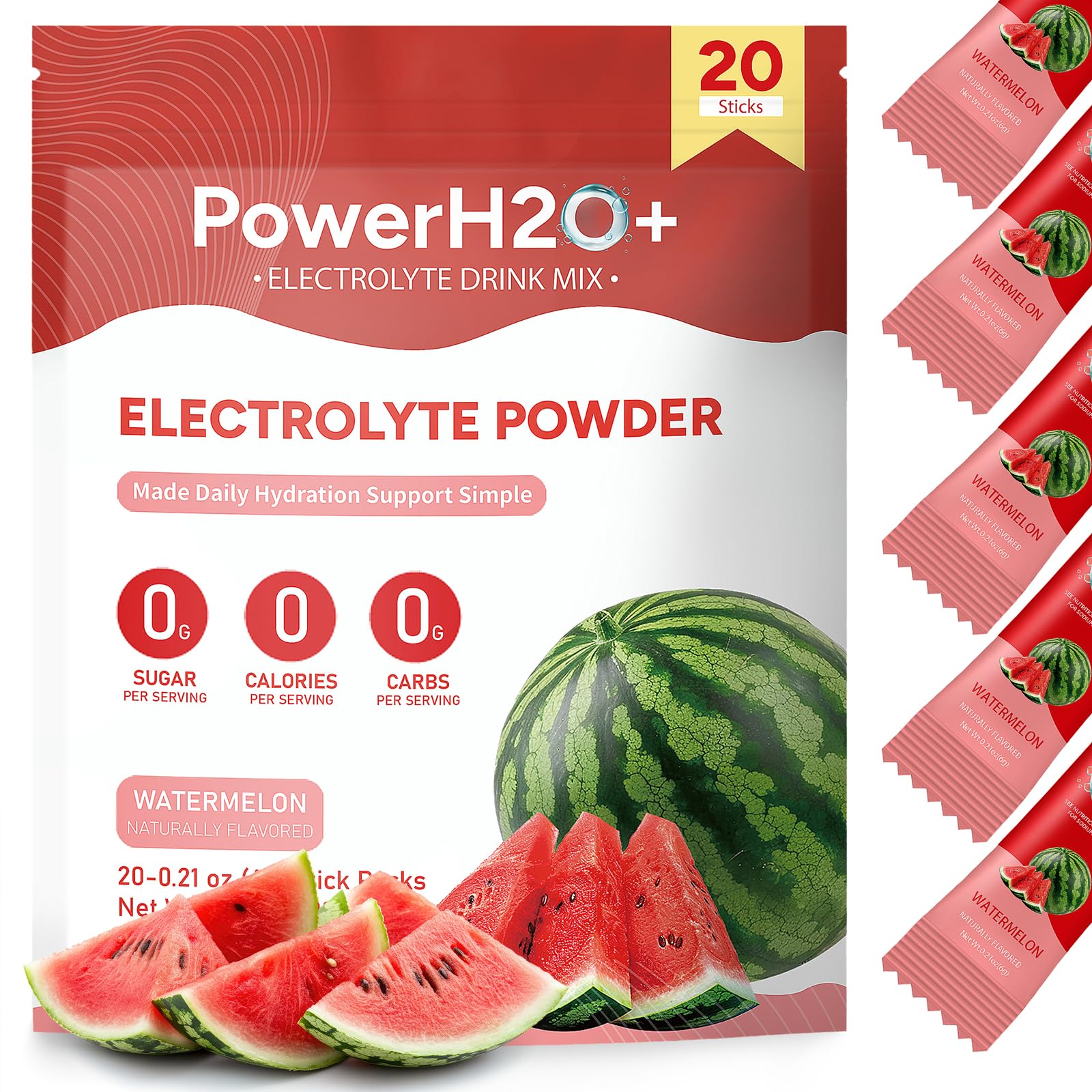 sugar-free watermelon electrolytes powder