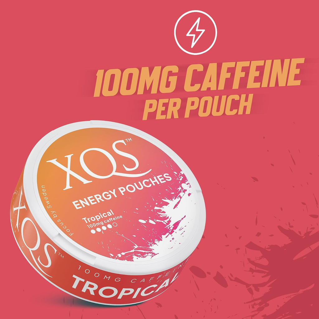 sugar-free xqs caffeine pouches