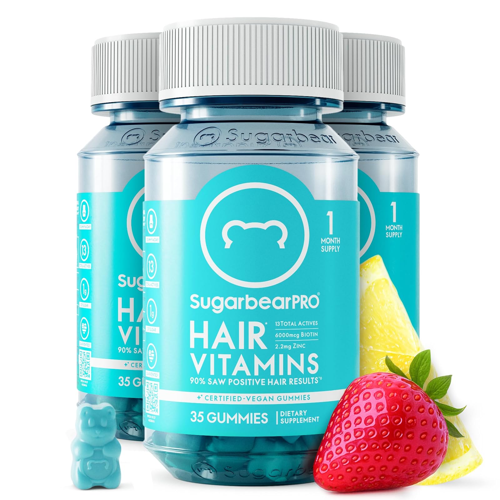 SugarbearPRO hair vitamin gummies