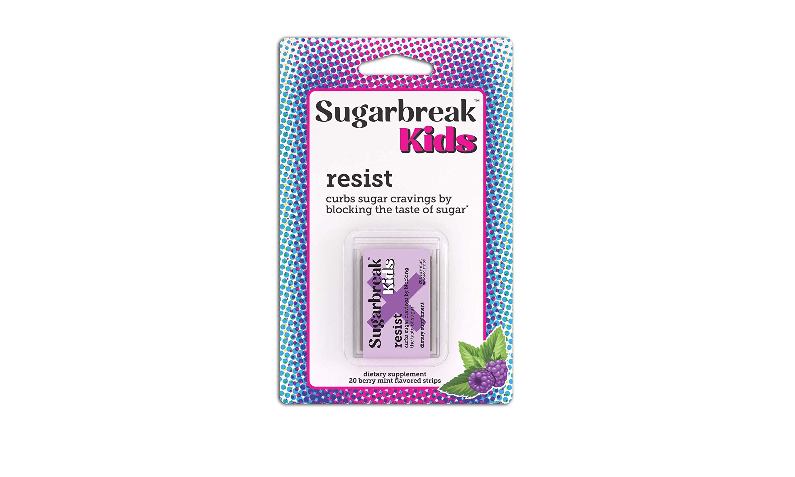 Sugarbreak Kids Resist quick-dissolving strips