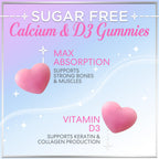 sugarless gummies for calcium support