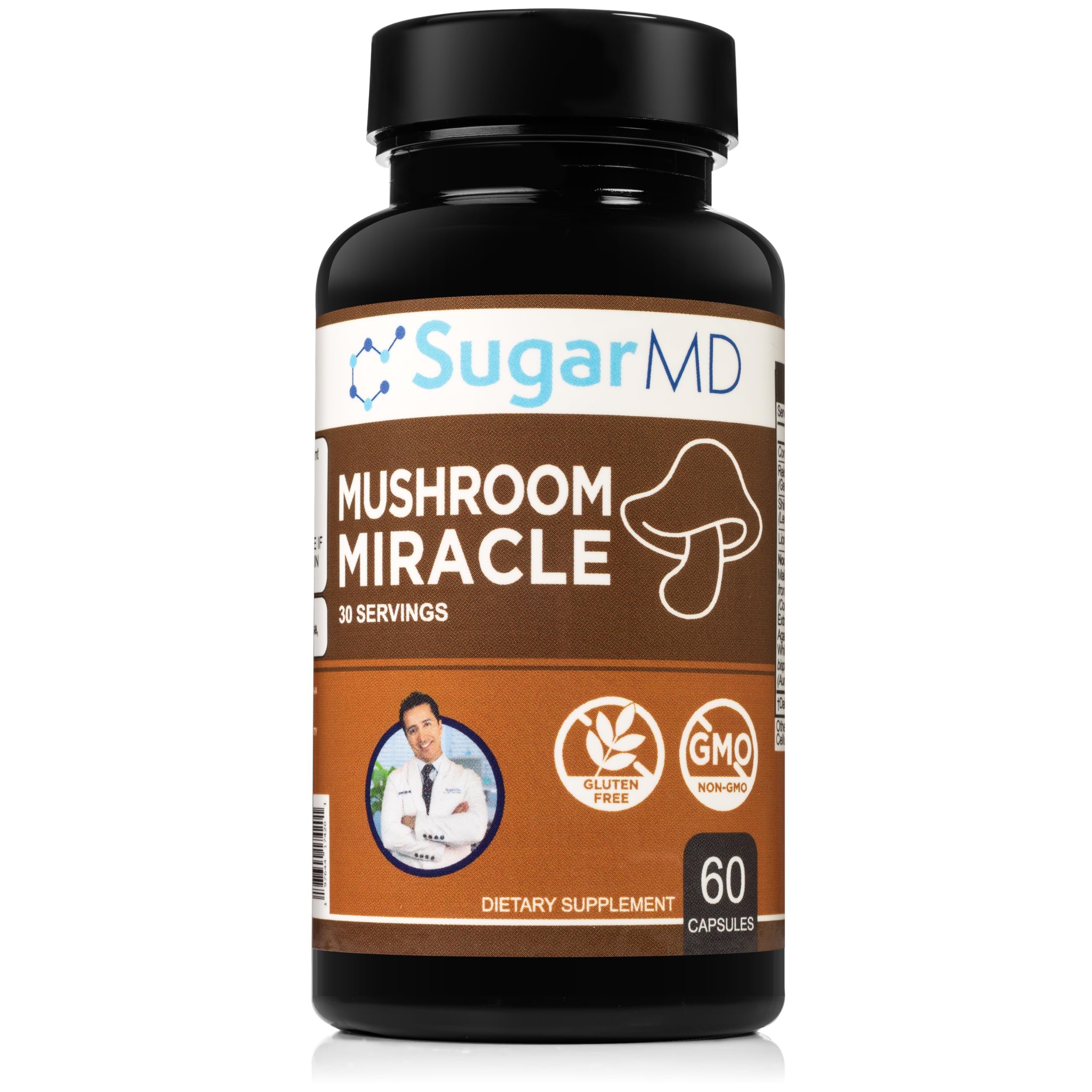 SugarMD Mushroom Miracle capsules for wellness