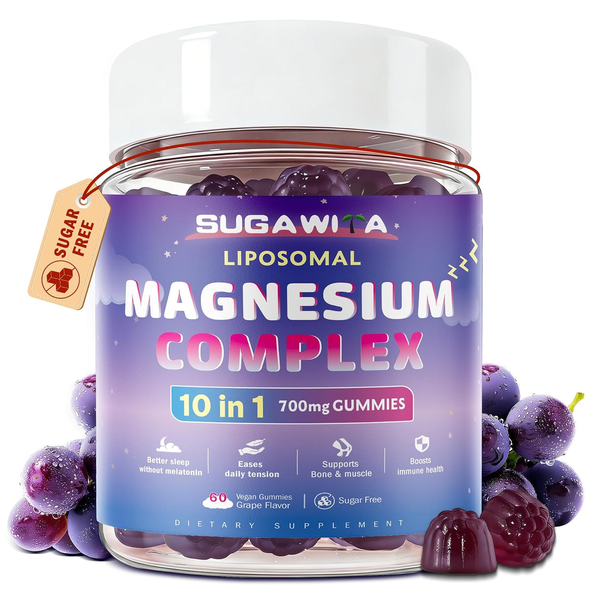 SUGAWITA magnesium complex gummies
