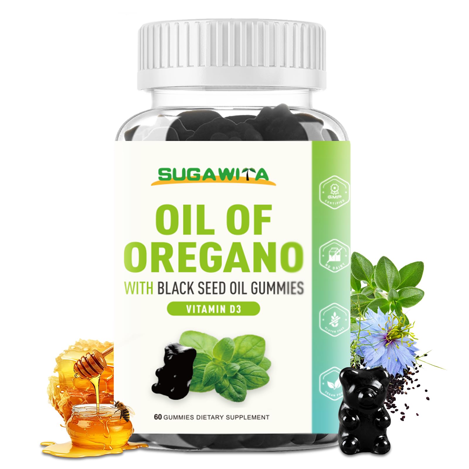 SUGAWITA oil of oregano gummies
