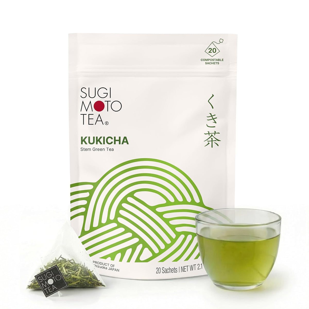 SUGIMOTO TEA Kukicha stem green bags